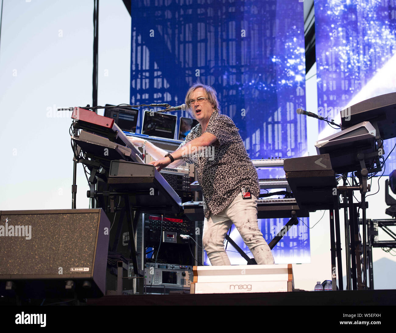 Geoff Downes Keyboard Setup