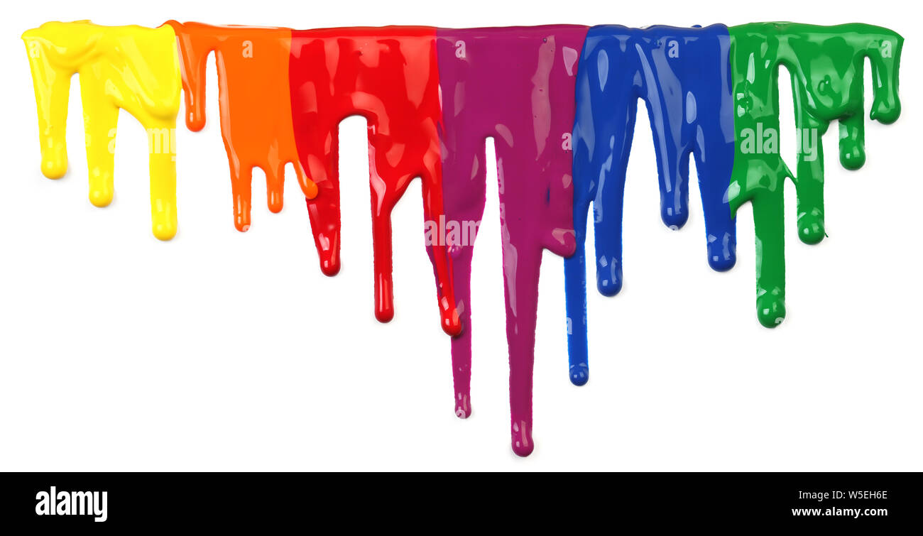 Colorful Dripping Paint