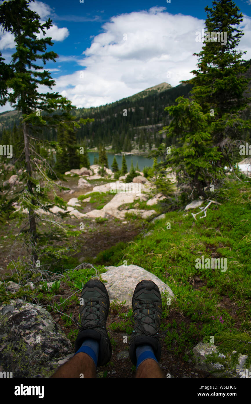 Colorado hiking feet hi-res stock photography and images - Alamy