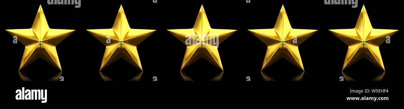 Luxury gold 5 stars hi-res stock photography and images - Alamy