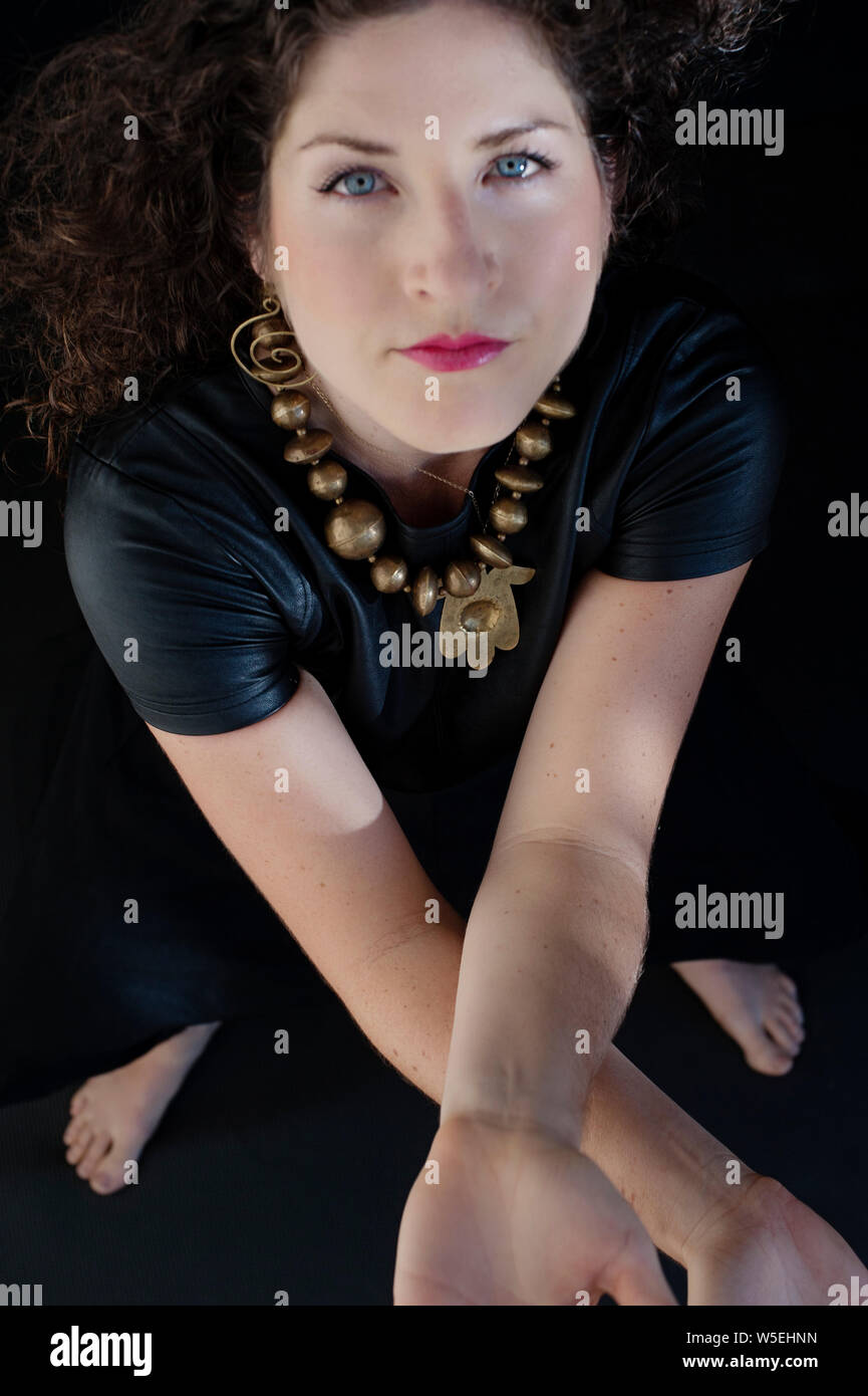 Woman seer with a penetrating look into your sould Stock Photo - Alamy