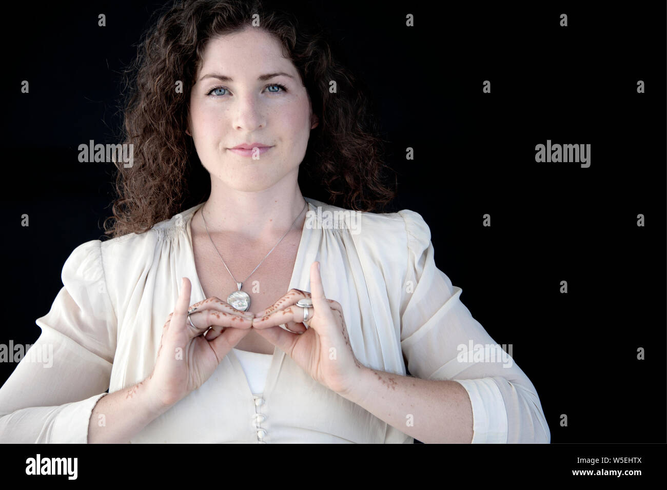 Heart hands sacred heart hi-res stock photography and images - Alamy