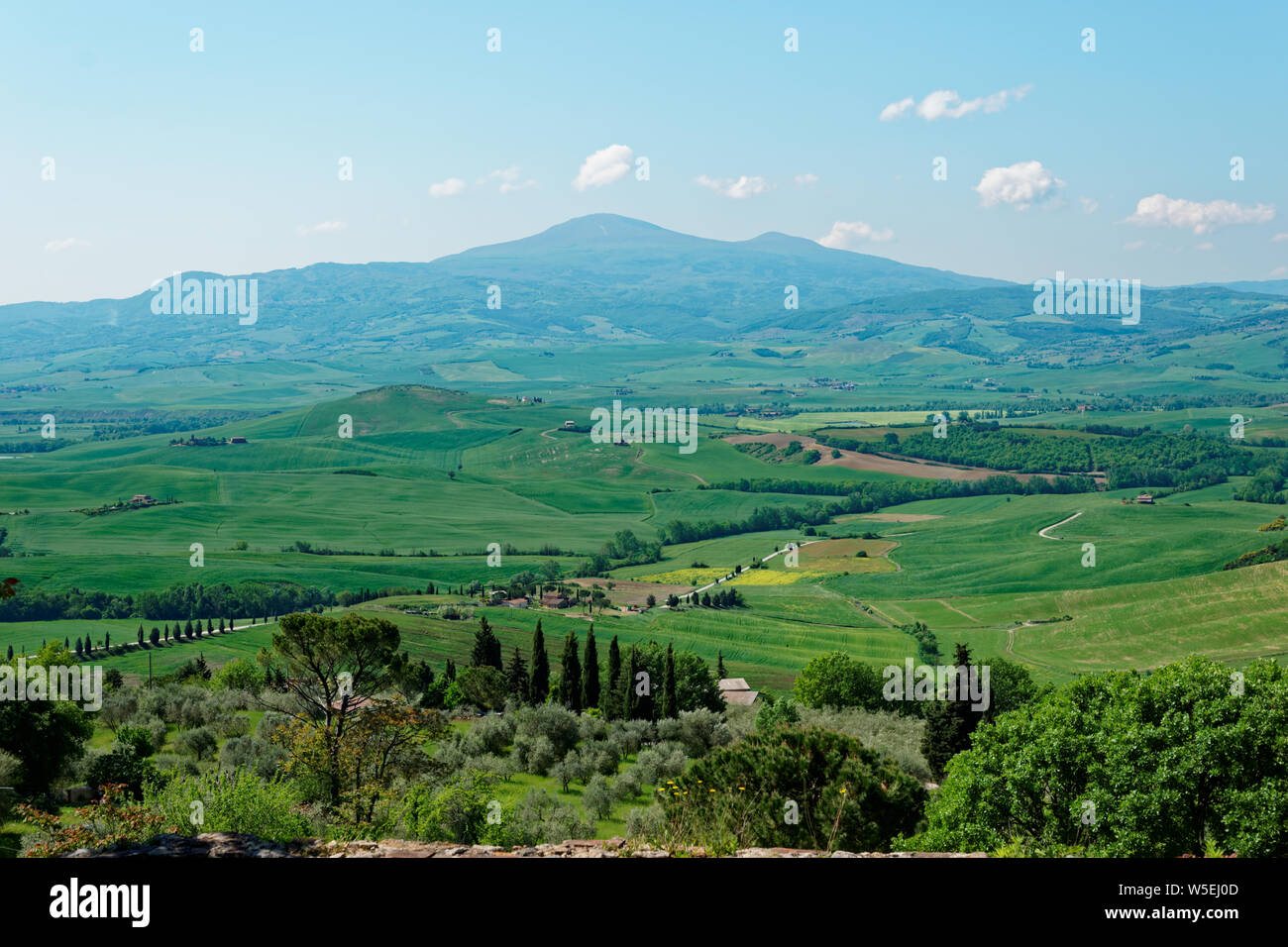 Tuscany at springtime Stock Photo - Alamy