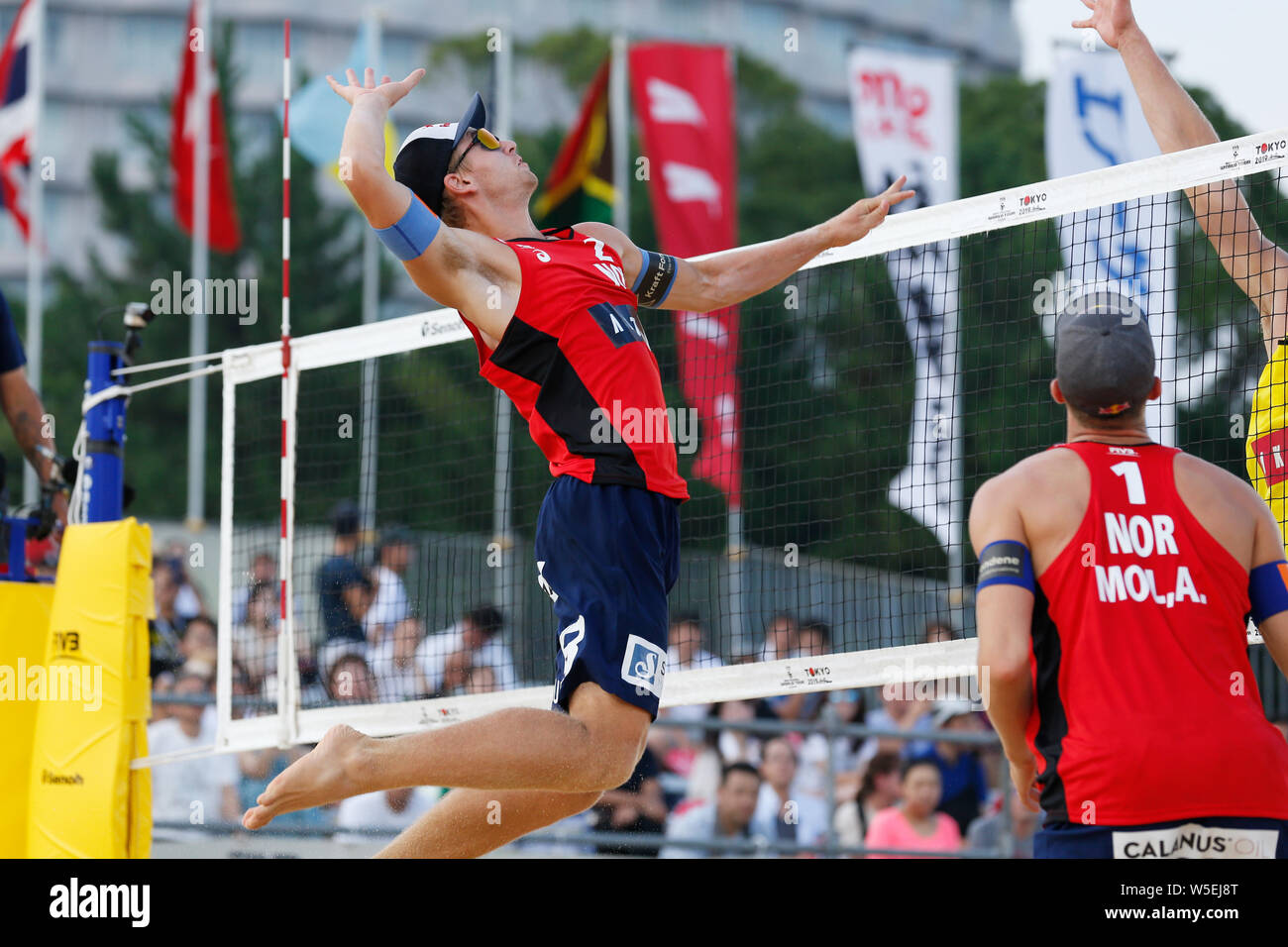 Tokyo, Japan. 28th July, 2019. Anders Berntsen Mol & Christian Sandlie ...