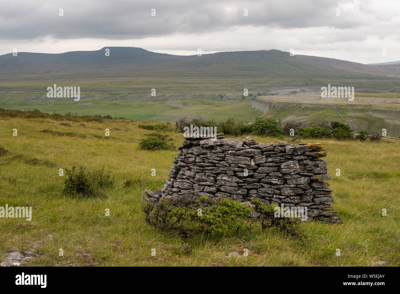 Moughton Scar and Dry Rigg Quarry in Horton in Ribblesdale in the ...