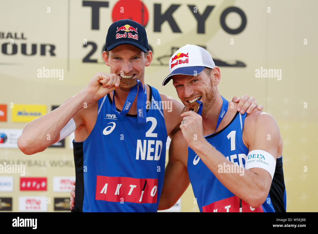 Tokyo, Japan. 28th July, 2019. Alexander Brouwer & Robert Meeuwsen (NED ...