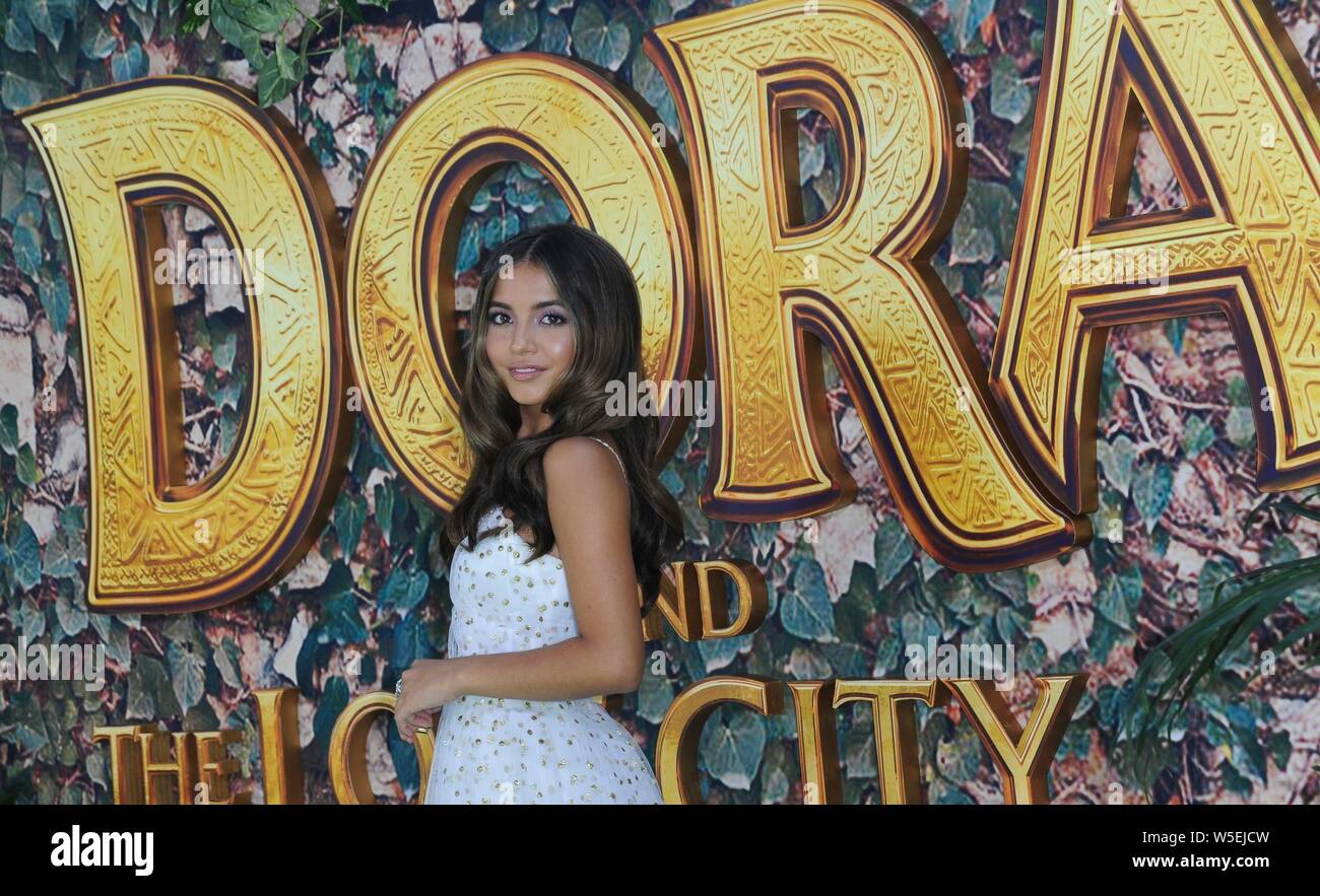 Los Angeles, CA, USA. 28th July, 2019. Isabela Moner at arrivals for ...