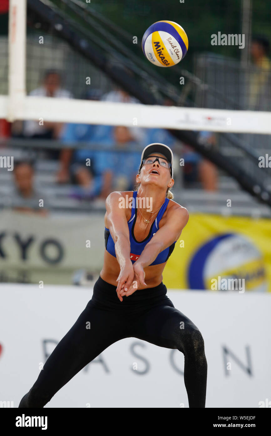 Tokyo, Japan. 28th July, 2019. Alexandra Klineman (USA) Beach ...