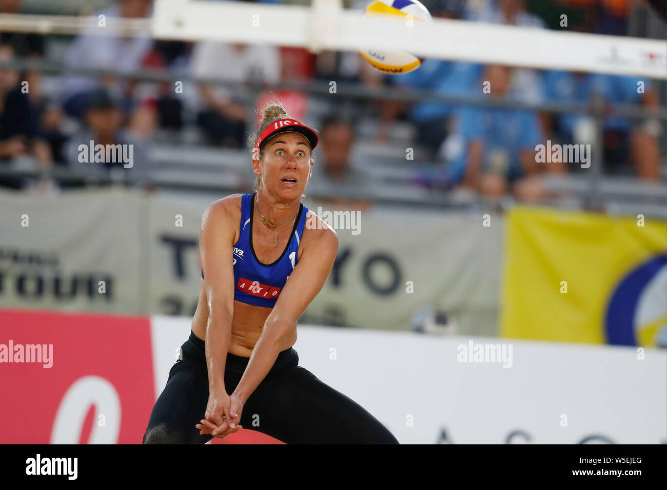 Tokyo, Japan. 28th July, 2019. April Ross (USA) Beach Volleyball : FIVB ...