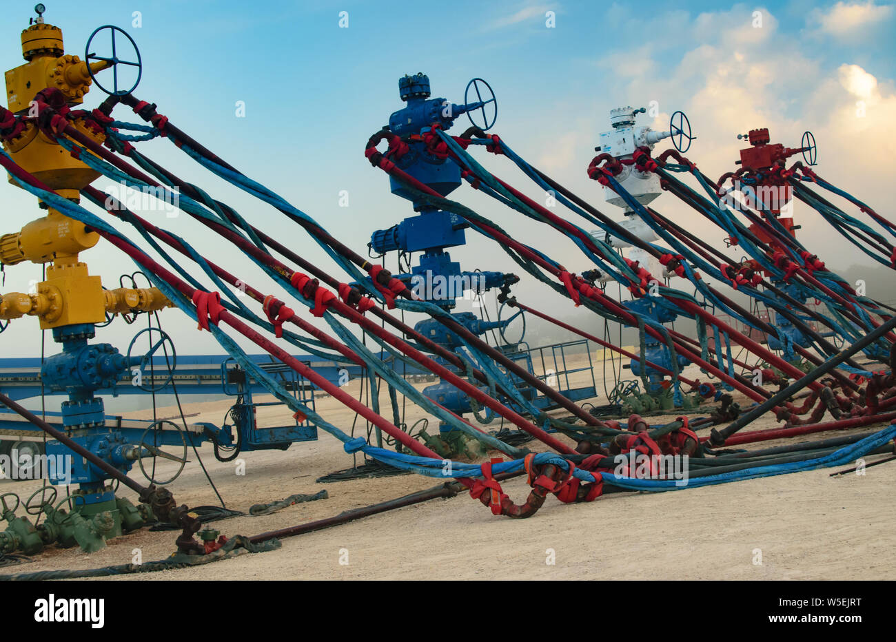 American Oil Well Stock Photo - Alamy