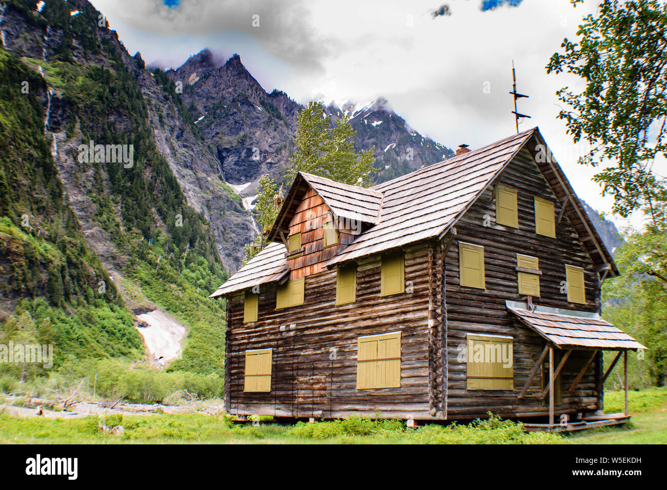 Seattle winter village hi-res stock photography and images - Alamy