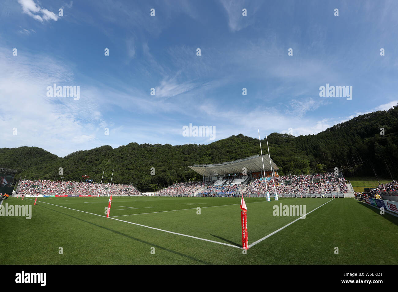 General view of stadium during the 2019 World Rugby Pacific Nations Cup ...