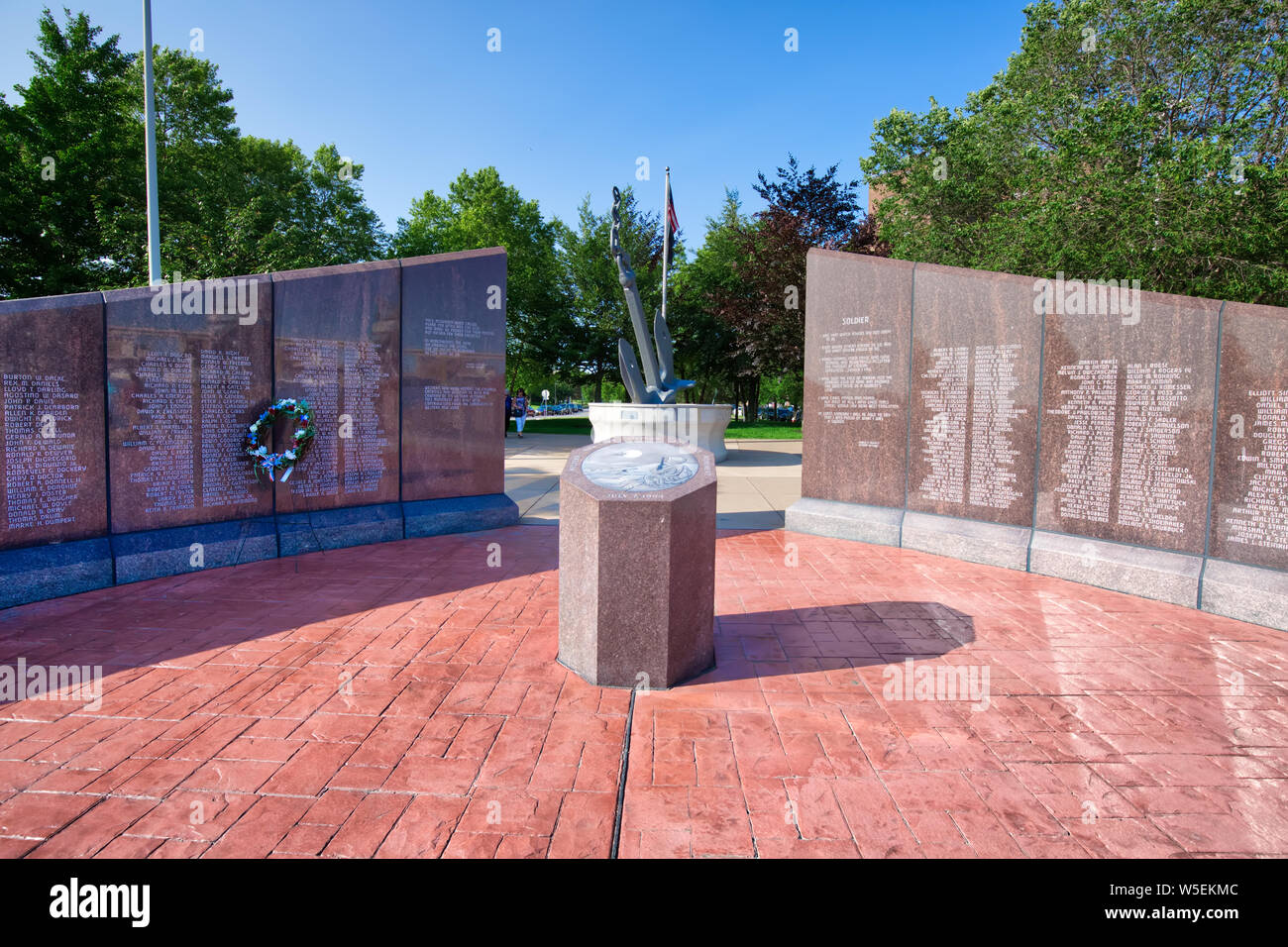 Buffalo, USA-20 July, 2019: Vietnam Veterans Monument in Buffalo and ...