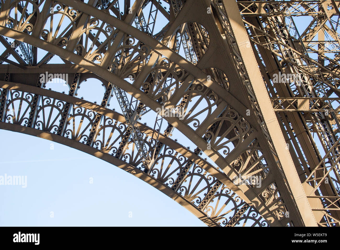 Eiffel Tower detail, Paris Stock Photo - Alamy