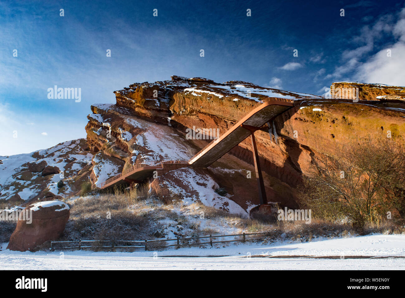 Red rocks amphitheater hi-res stock photography and images - Alamy