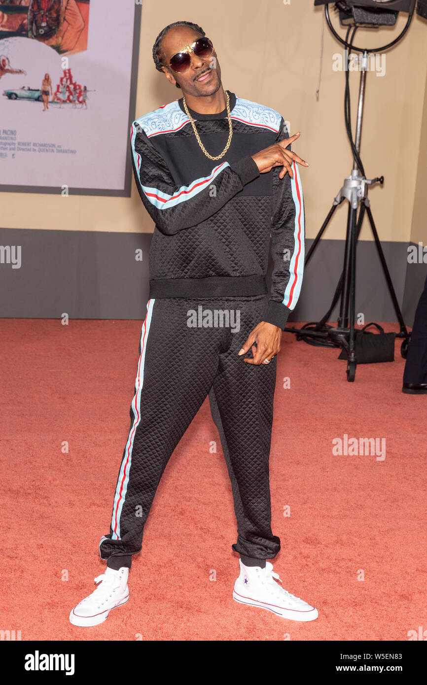 Hollywood, CA - July 22, 2019: Snoop Dogg attends Sony Pictures ...