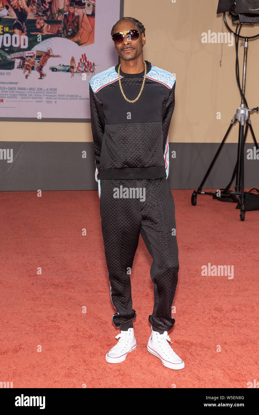 Hollywood, CA - July 22, 2019: Snoop Dogg attends Sony Pictures ...
