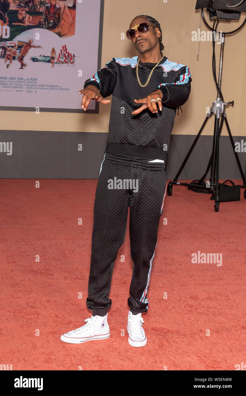 Hollywood, CA - July 22, 2019: Snoop Dogg attends Sony Pictures ...