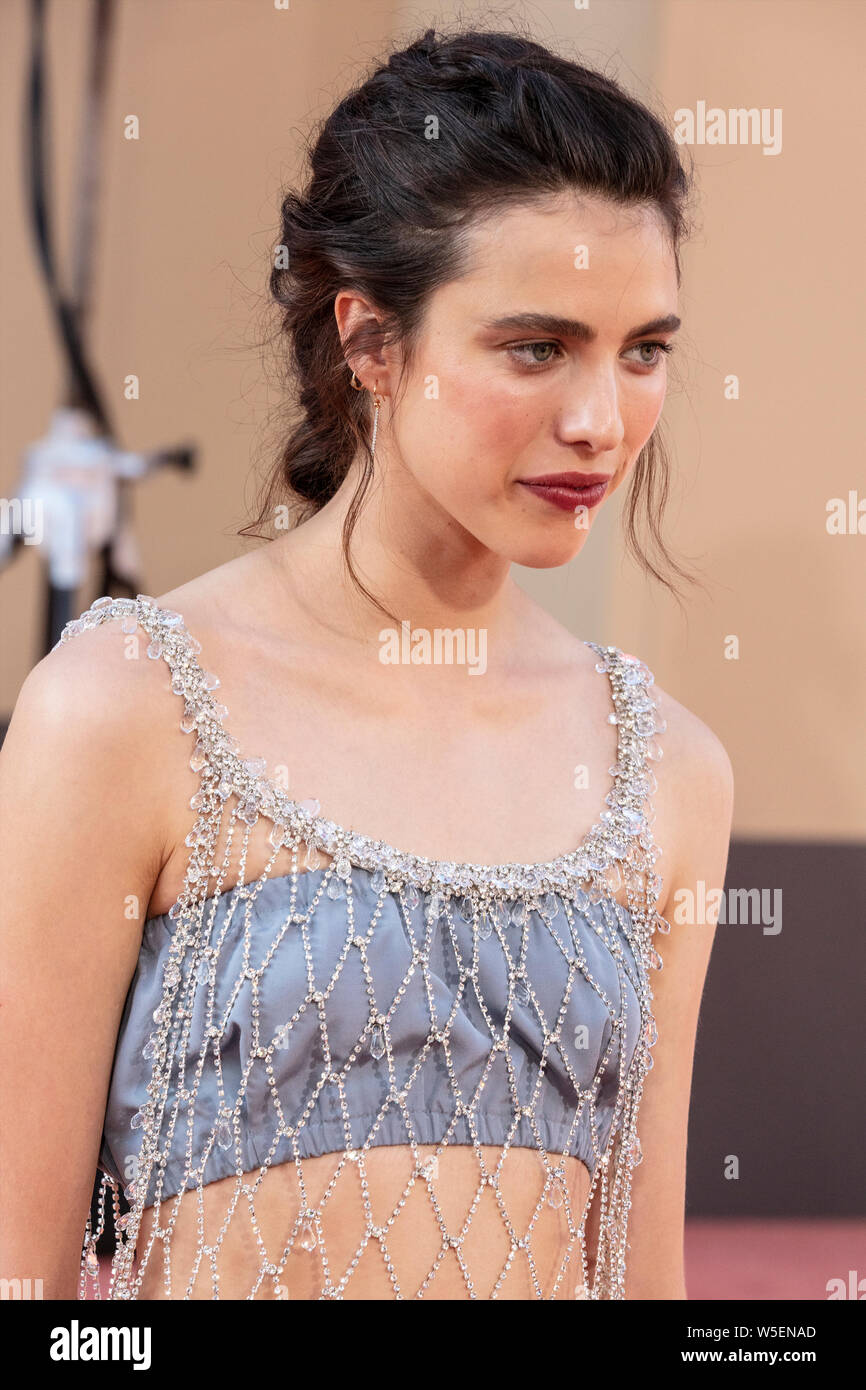 Hollywood, CA - July 22, 2019: Sarah Margaret Qualley wearing dress by ...