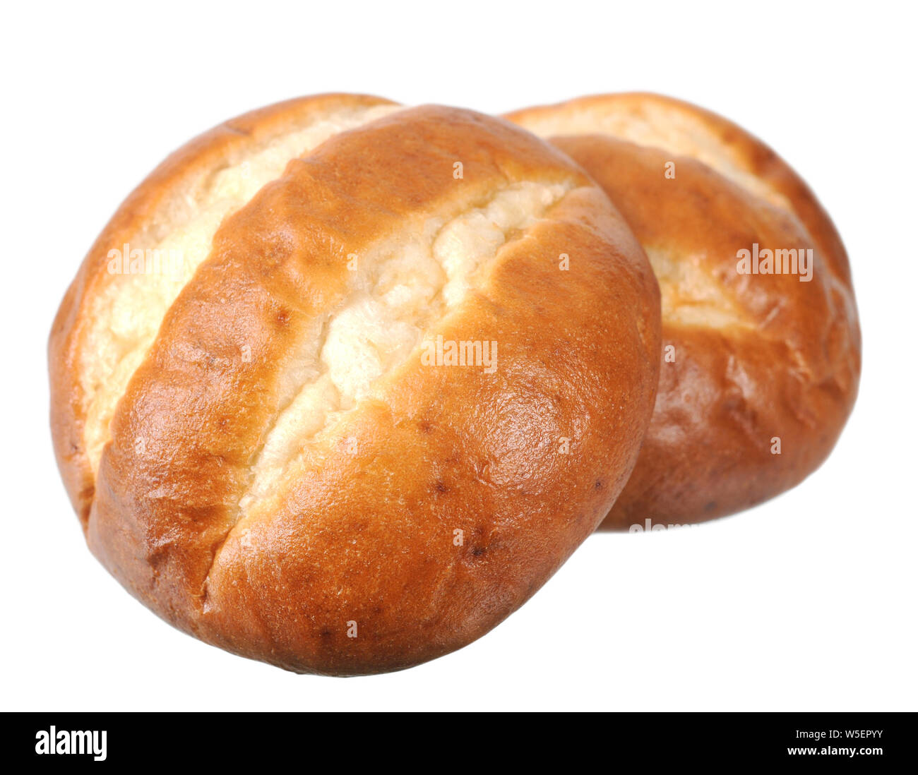 pretzel style bread isolated on white background Stock Photo - Alamy