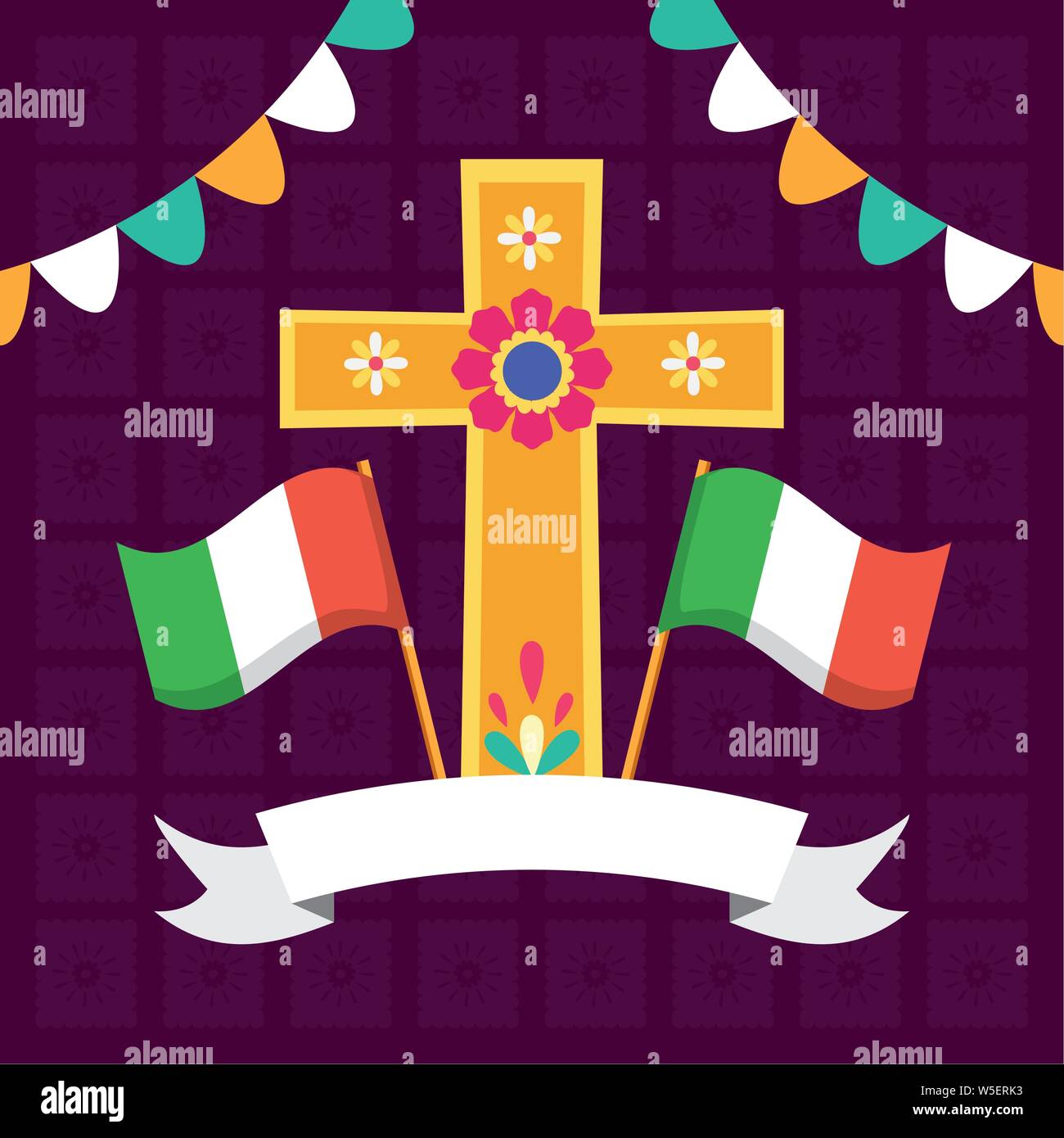 Sacred flags Stock Vector Images - Alamy