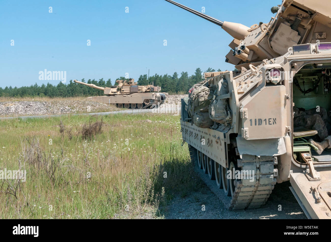 3rd Battalion 66th Armored Regiment conduct combined arms exercises (U ...