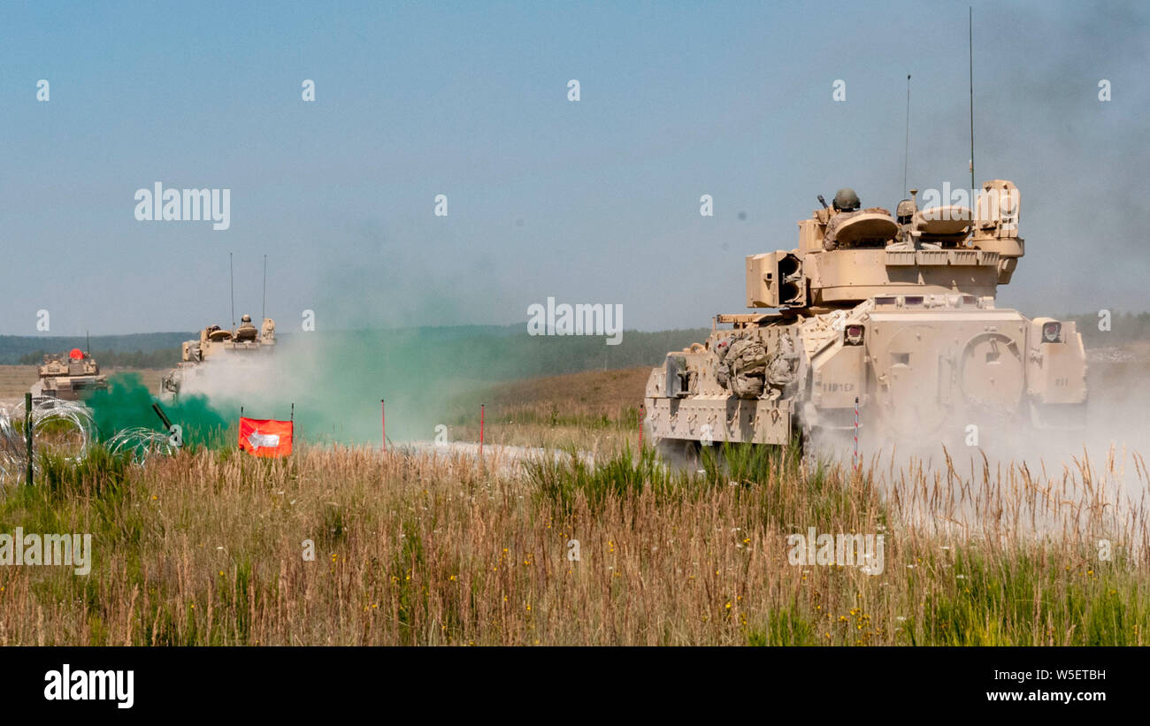 3rd Battalion 66th Armored Regiment conduct combined arms exercises (U ...