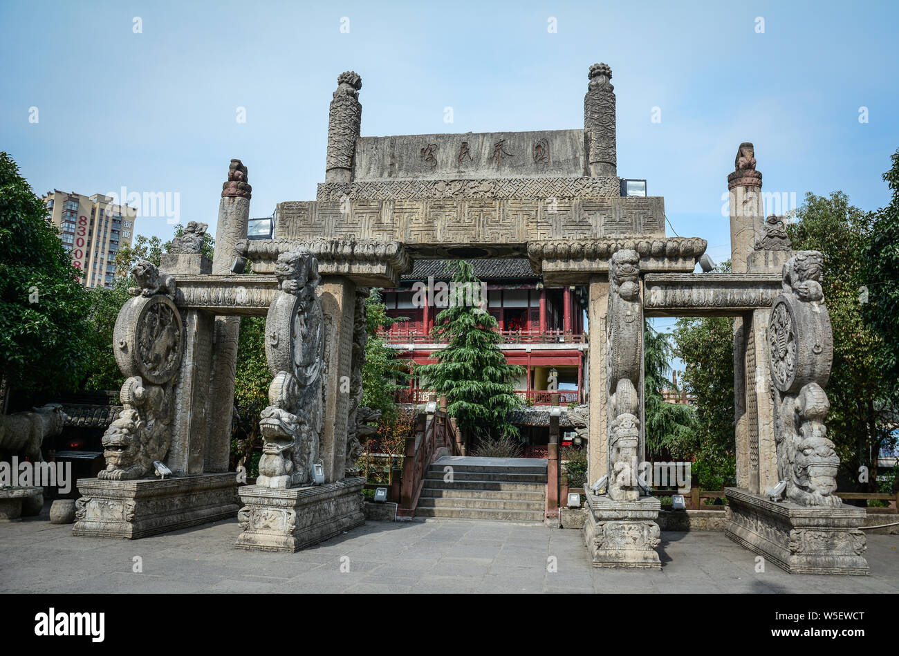 Nanning, China - Nov 2, 2015. Ancient palace in Nanning, China. Nanning ...