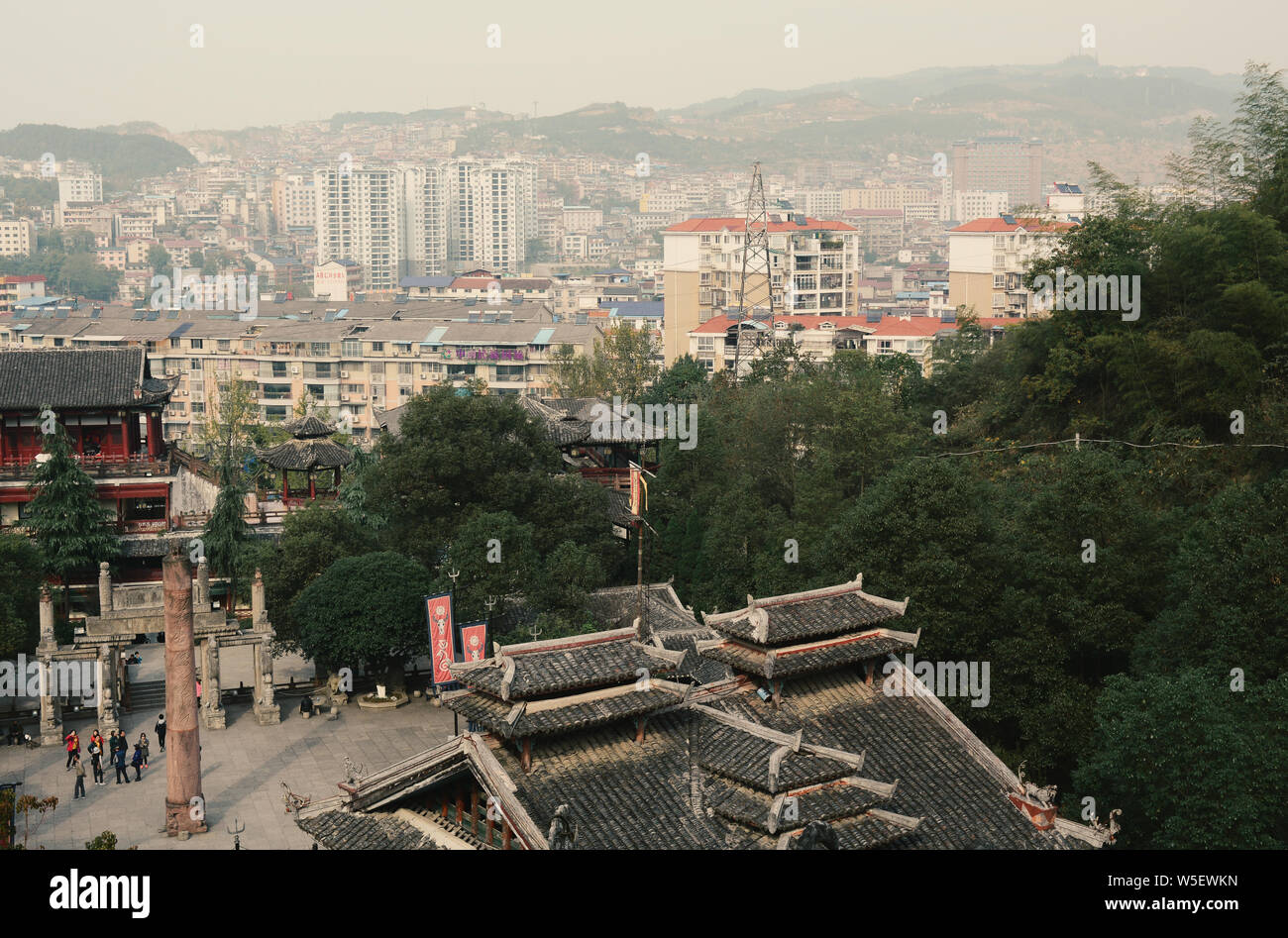 Nanning, China - Nov 2, 2015. Ancient palace in Nanning, China. Nanning ...