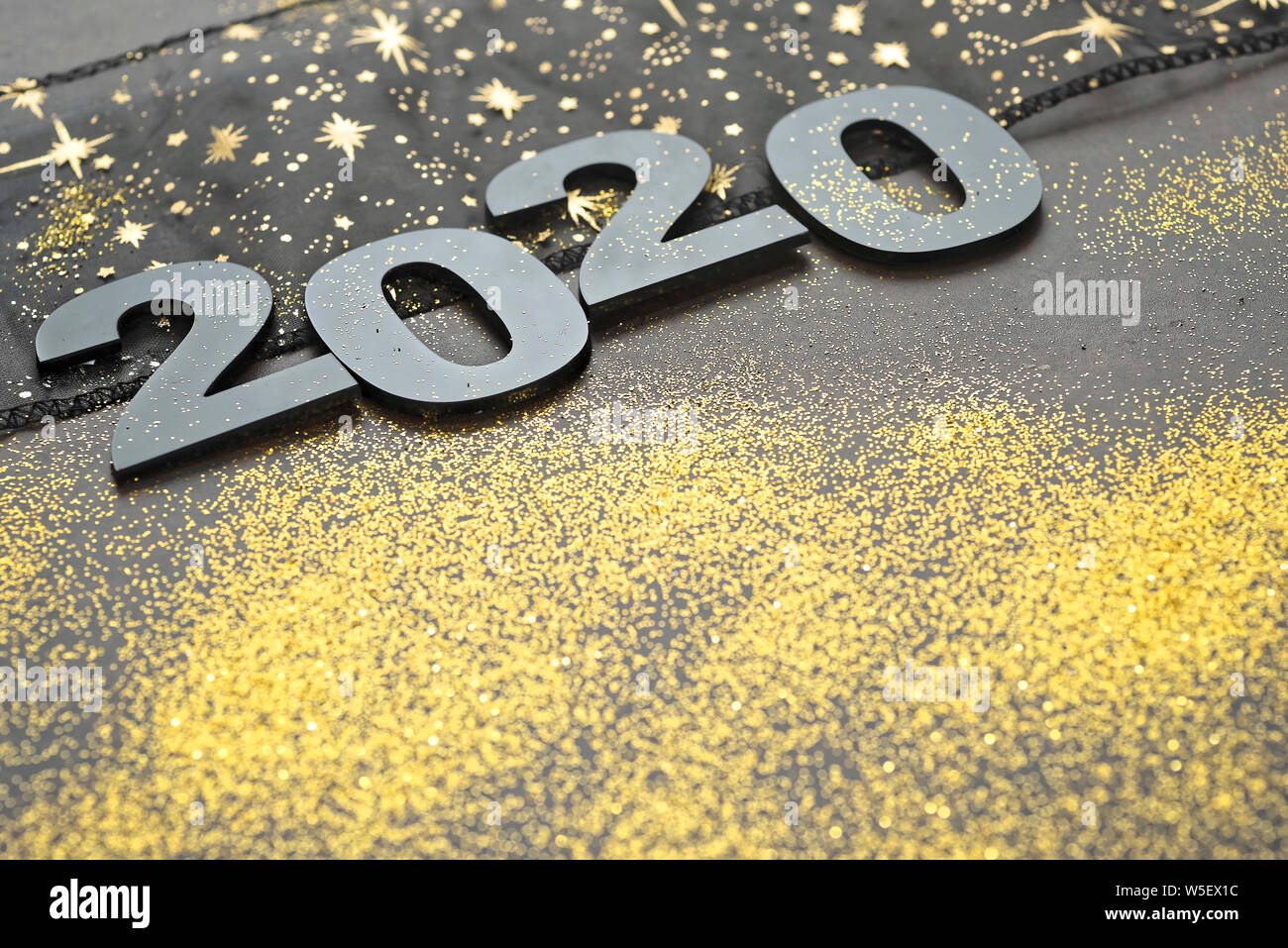 Happy New Year 2020. Symbol from number 2020 on stone background Stock ...