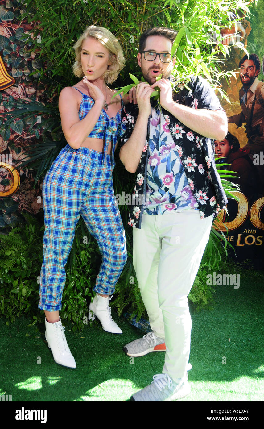 Los Angeles, California, USA 28th July 2019 Actress Courtney Miller and ...