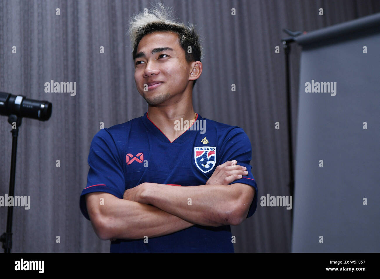 Portrait of Chanathip Songkrasin of Thailand national men's football ...