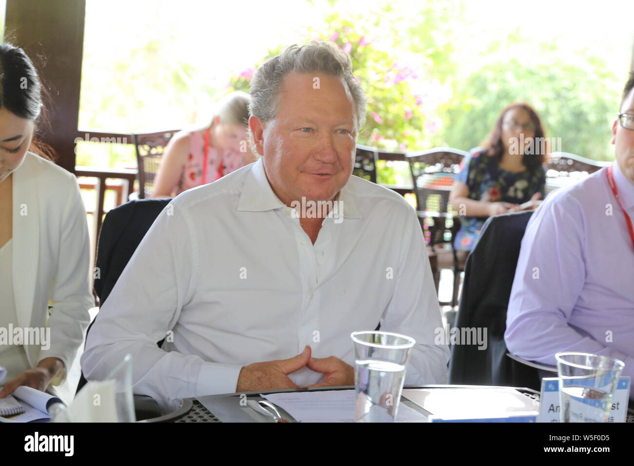 Andrew Forrest, Chairman of Fortescue Metals Group and Chairman of ...