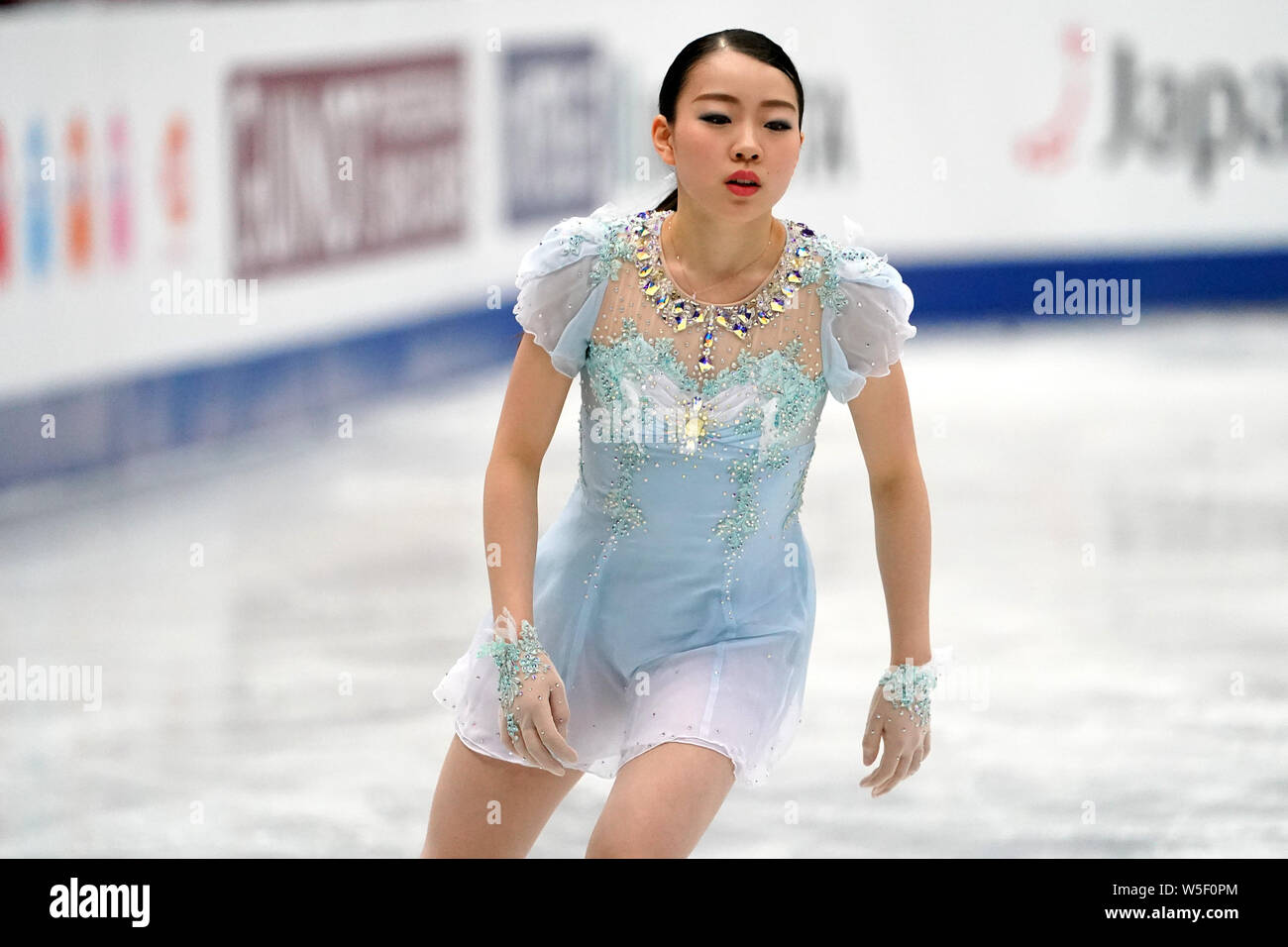 Japanese Figure Skater Rika Kihira Competes In The Ladies Short Program