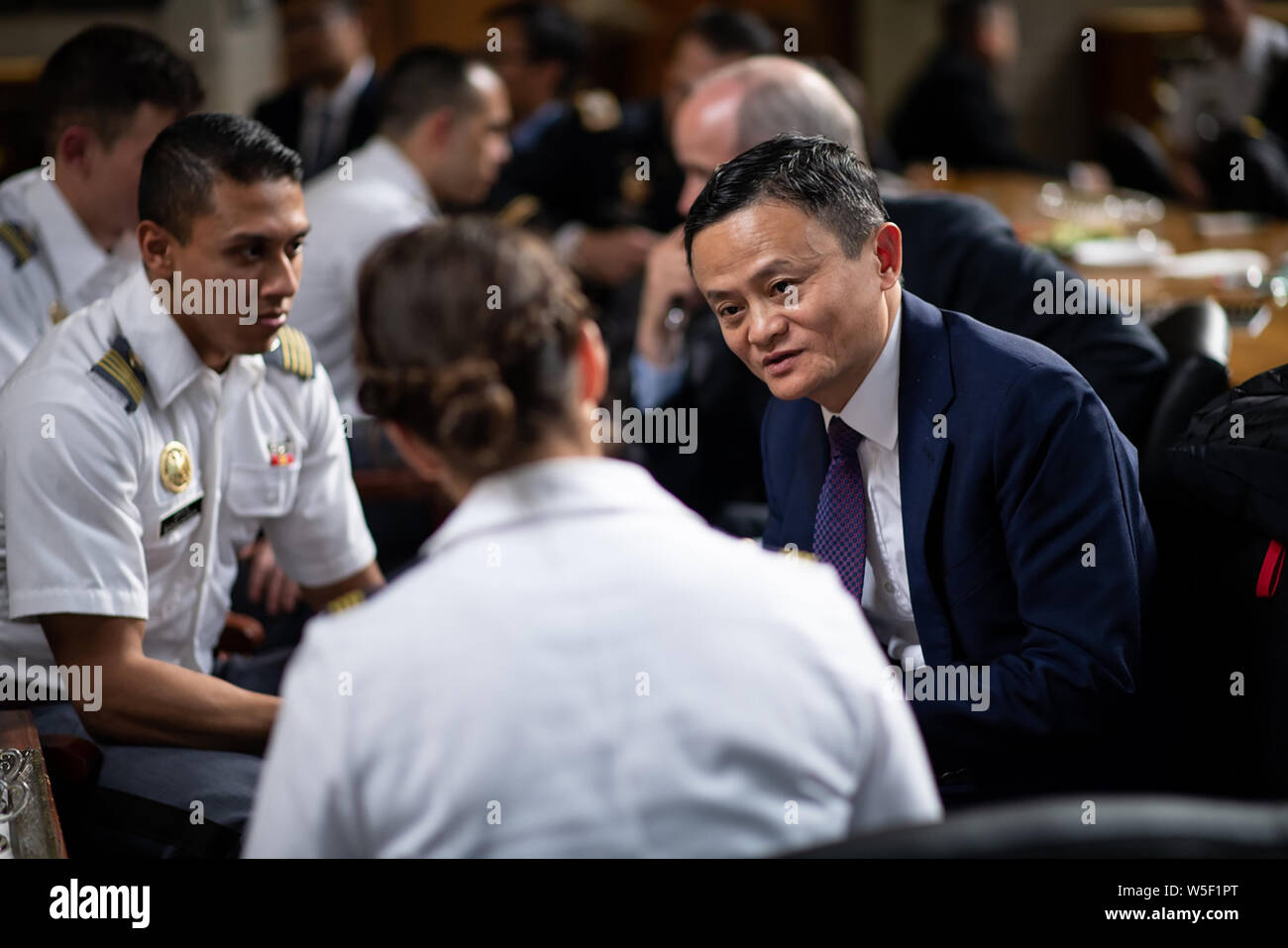 Jack Ma or Ma Yun, Chairman of Chinese e-commerce giant Alibaba Group ...