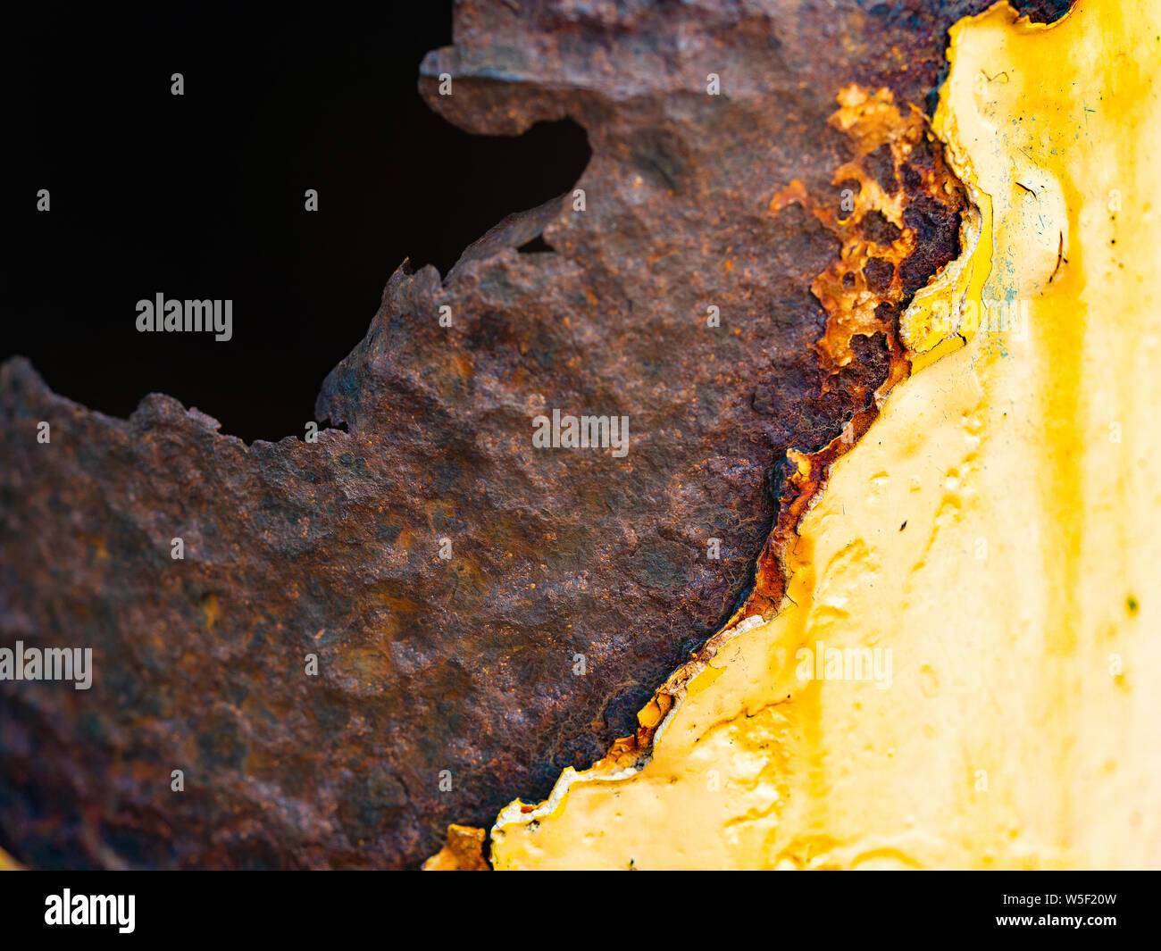 Rusted steel pole Stock Photo - Alamy