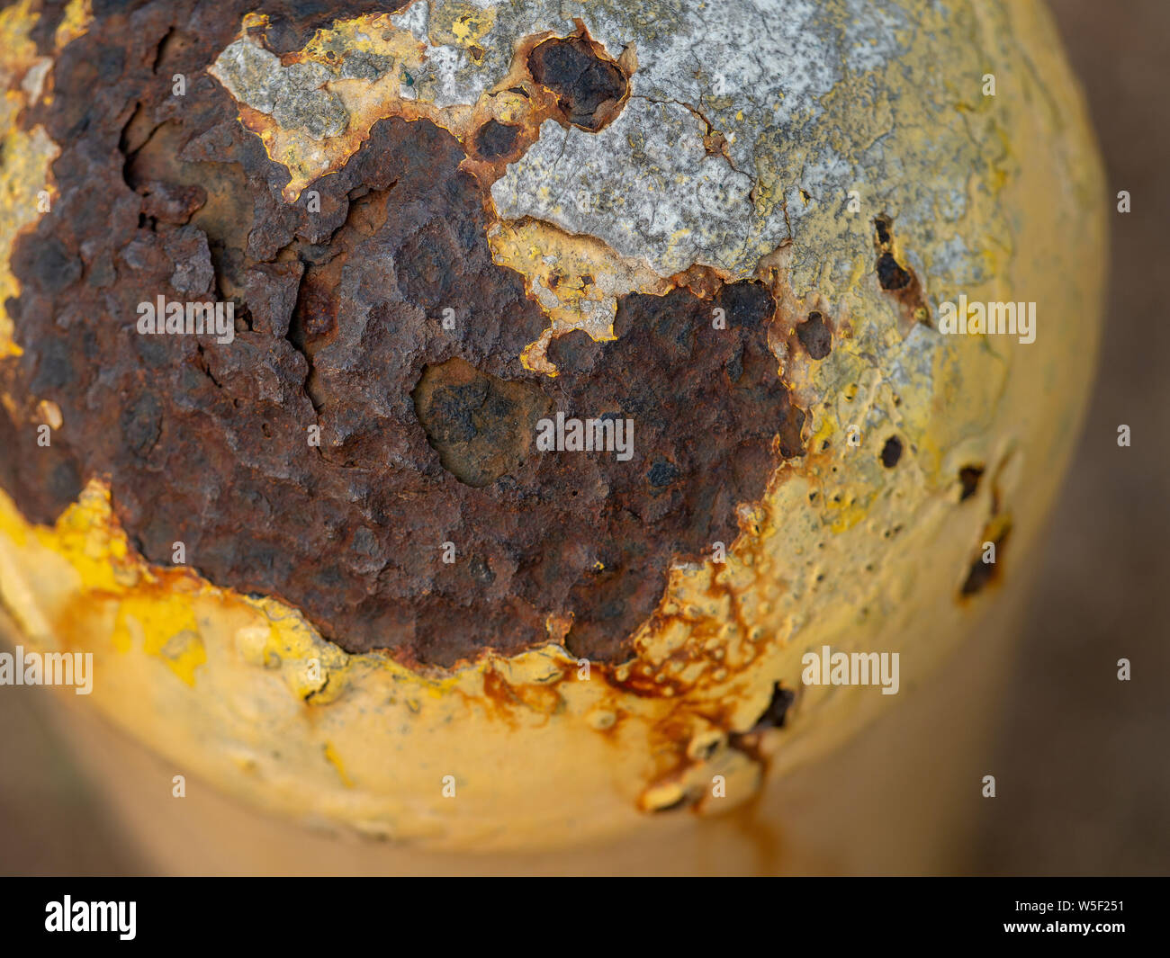 Rusted steel pole Stock Photo - Alamy