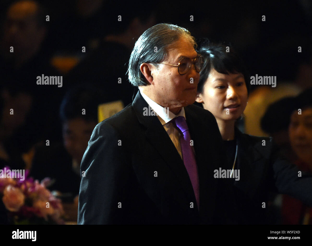Hong Kong tycoon Timothy Fok Tsun-Ting, President of the Sports ...