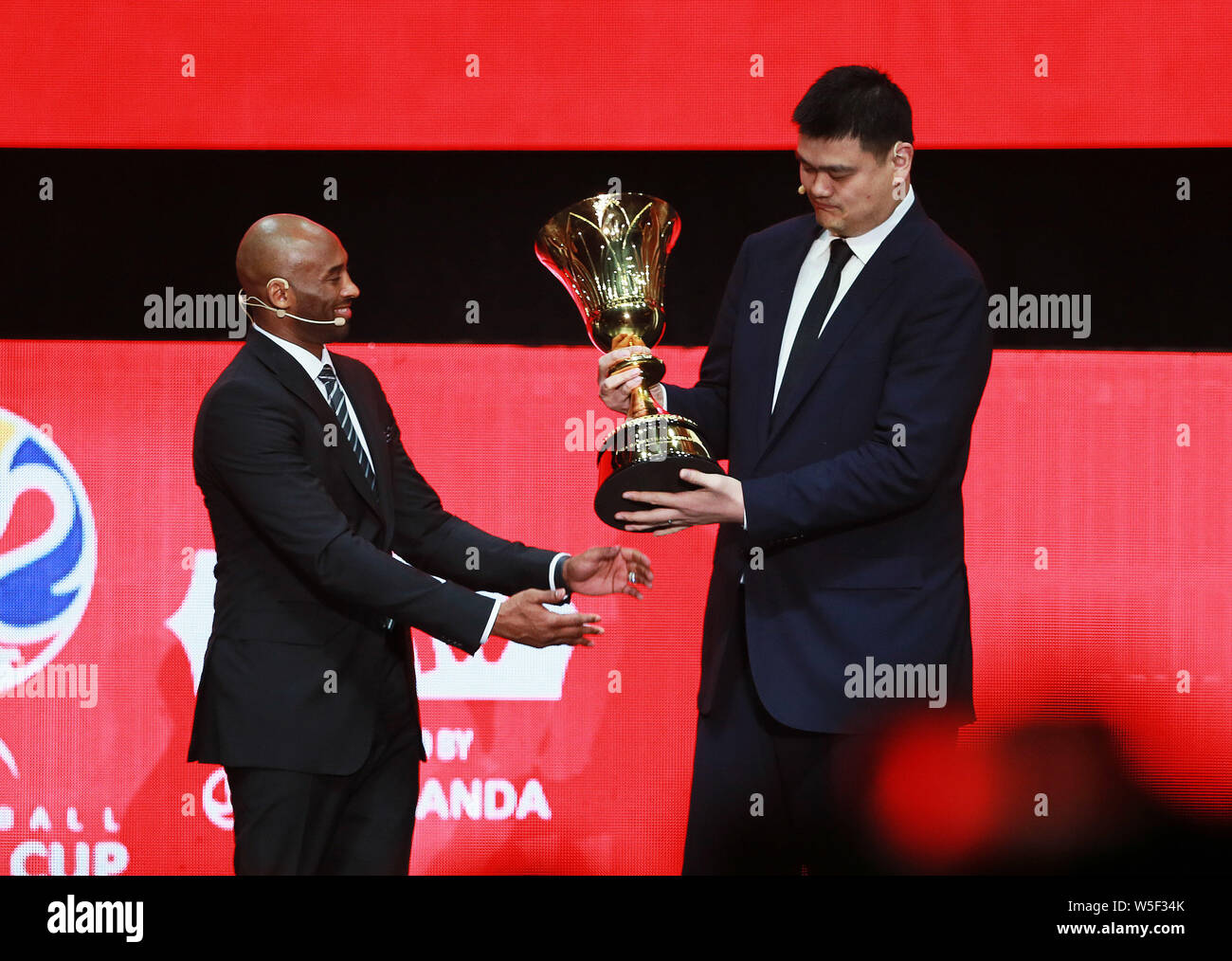 Former NBA basketball player and FIBA World Cup Ambassador Kobe Bryant ...