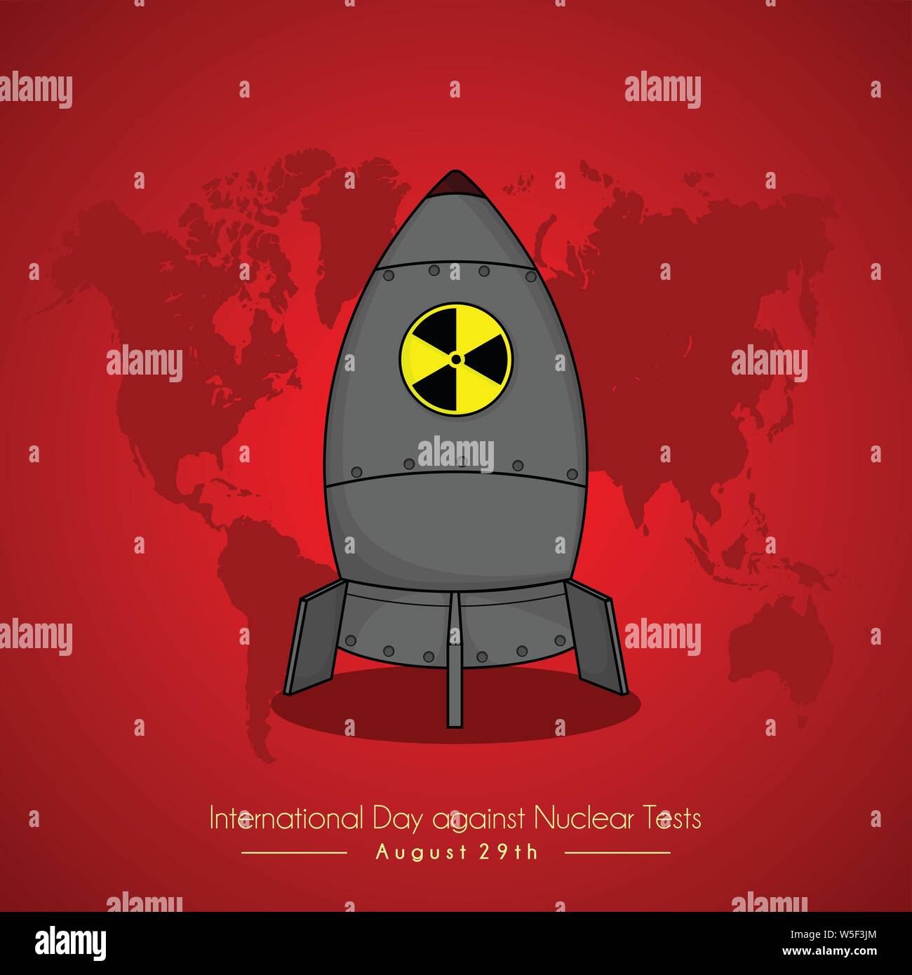 Internaional day against nuclear test Stock Vector Image & Art - Alamy