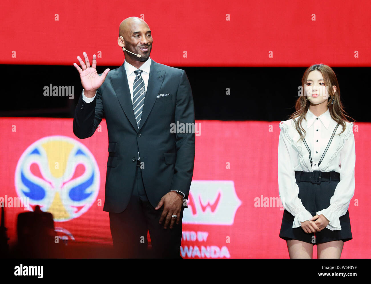 Former NBA basketball player and FIBA World Cup Ambassador Kobe Bryant ...
