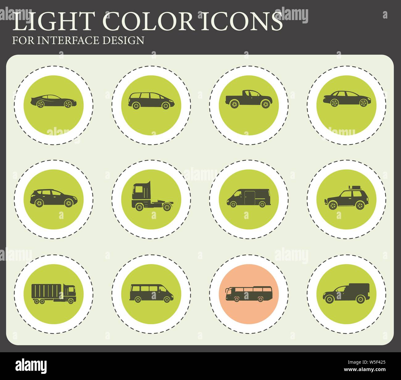 Electric utility vehicles Stock Vector Images - Alamy