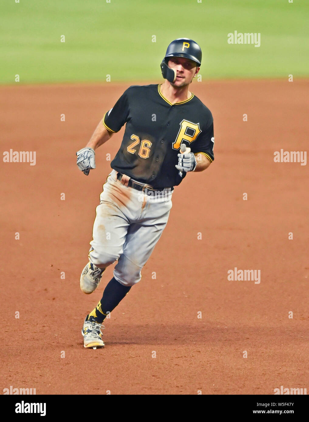 Atlanta, GA, USA. 12th June, 2019. Pittsburgh Pirates infielder Adam ...