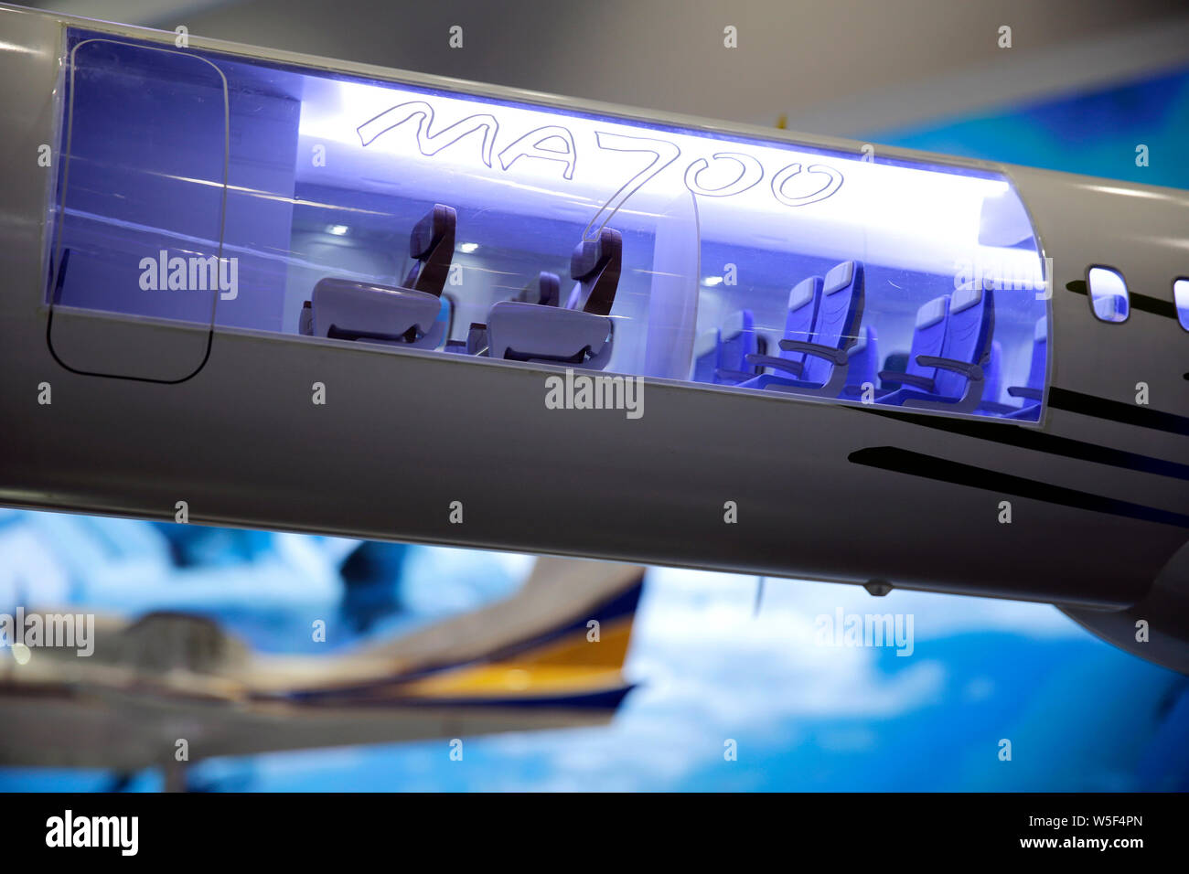 --FILE--A model of the Xinzhou-700 (Modern Ark 700 or MA700) turboprop ...