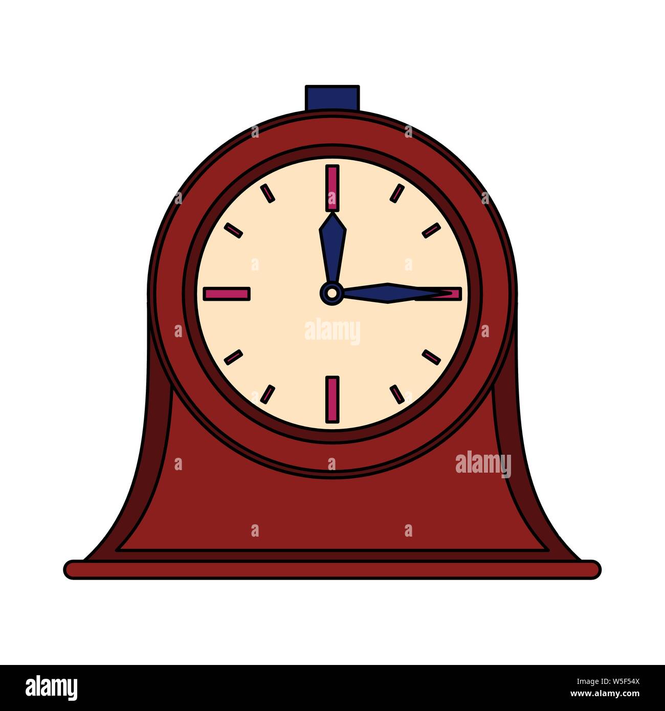 time clock watch alarm cartoon Stock Vector Image & Art - Alamy