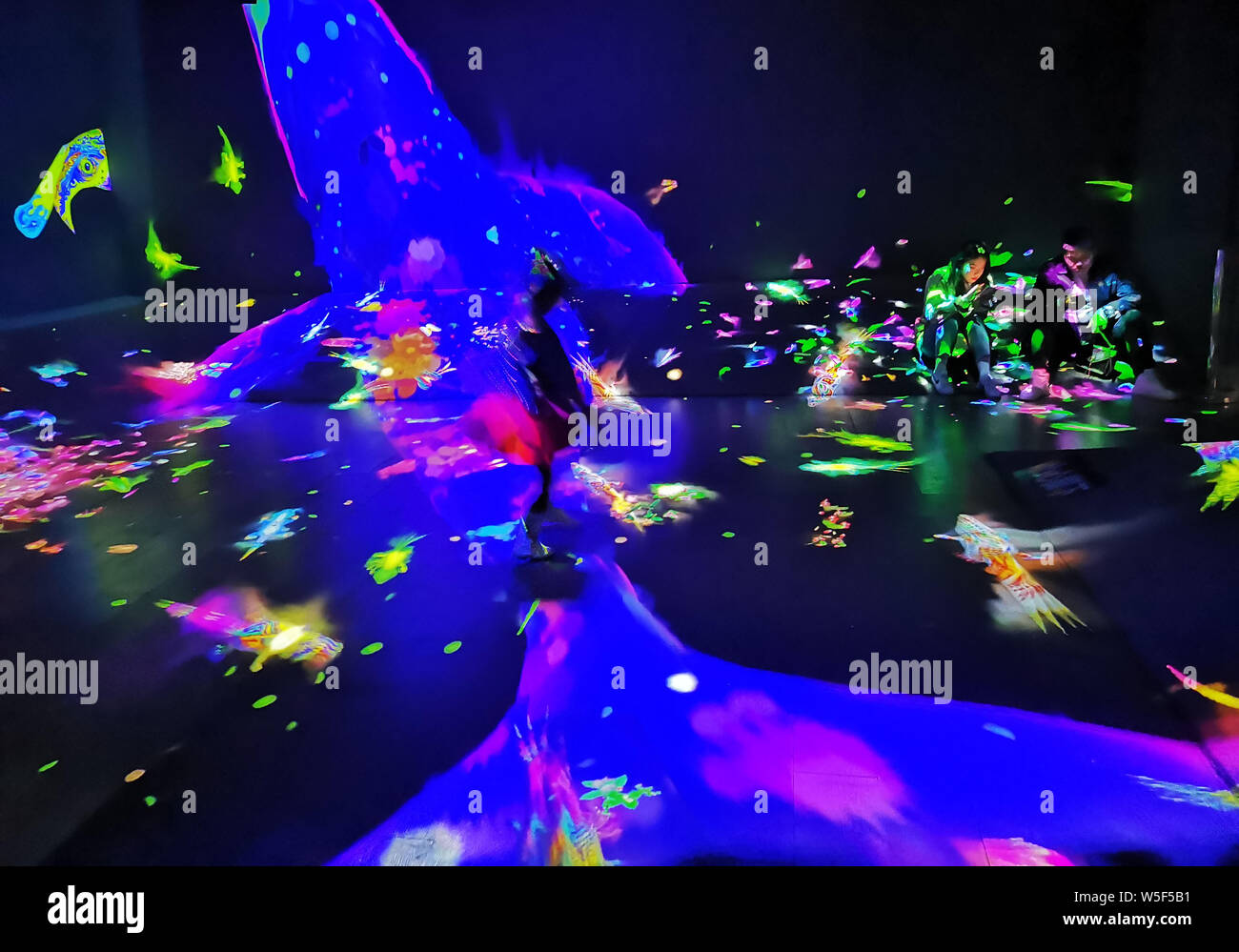 Light art exhibition hi-res stock photography and images - Alamy