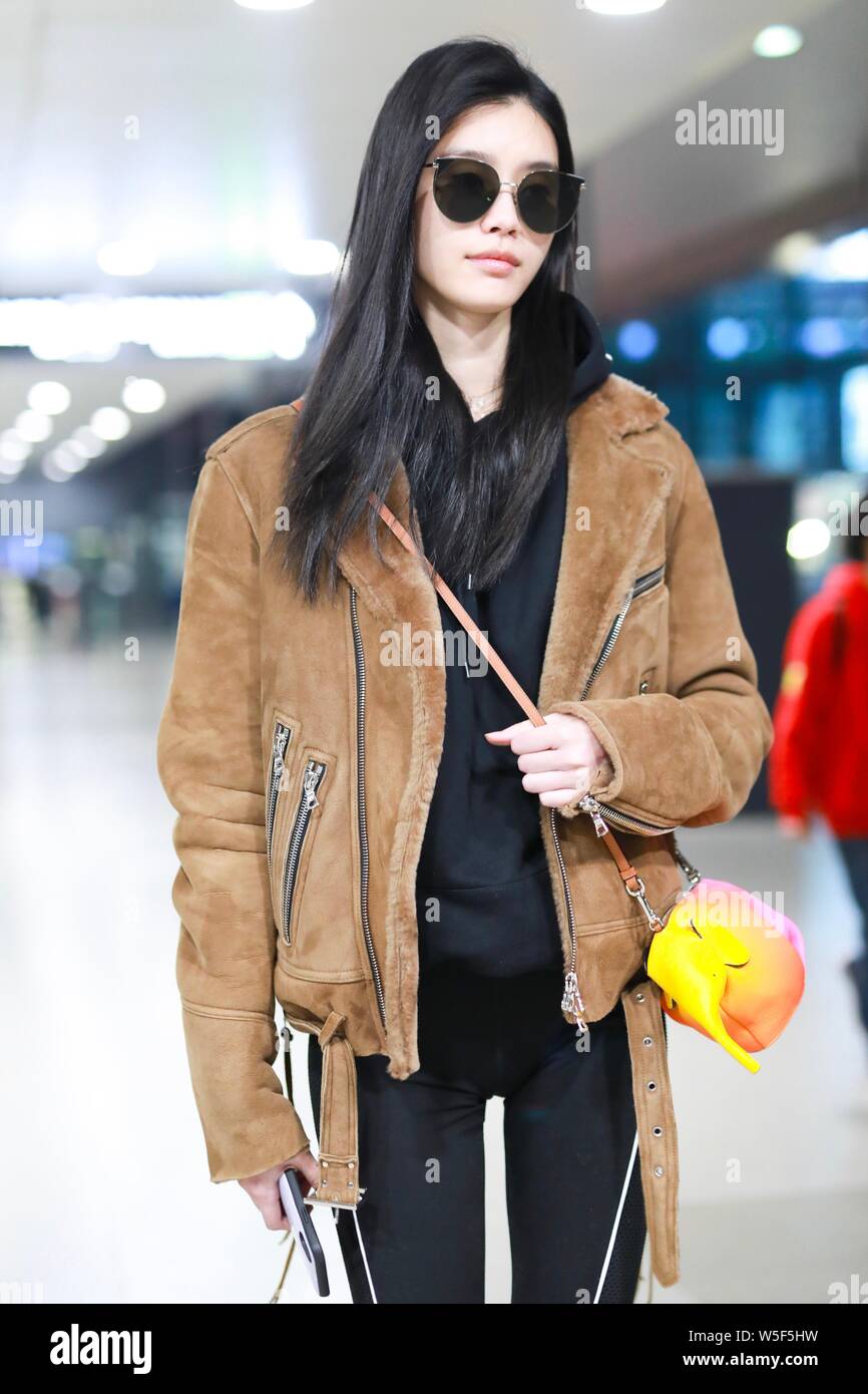 Chinese supermodel Xi Mengyao, better known as Ming Xi, arrives at the ...