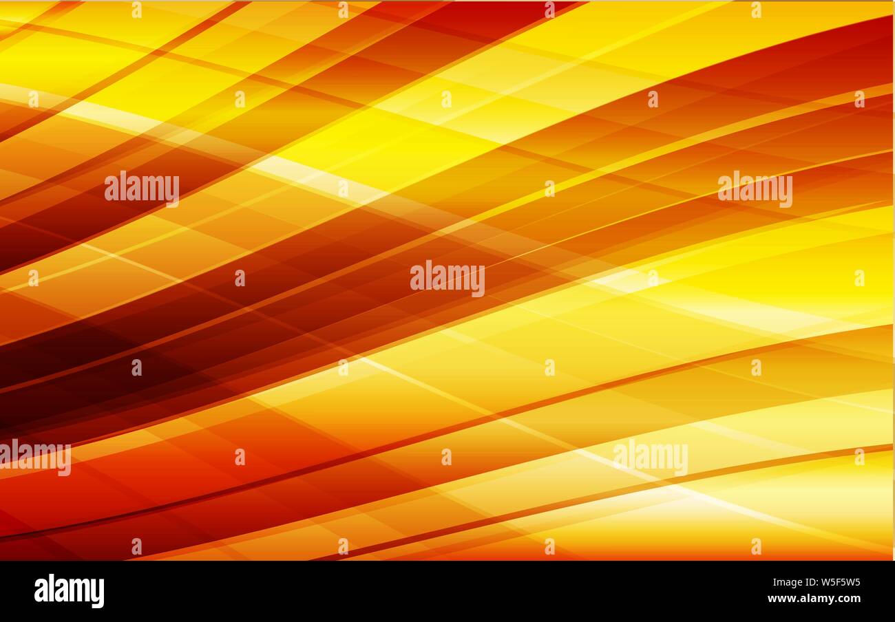 Abstract wave yellow background. Vector illustration Stock Vector Image ...