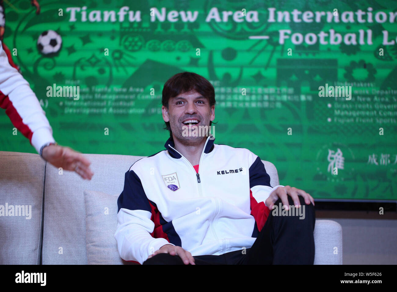 Spanish former football player Fernando Morientes attends an event for ...