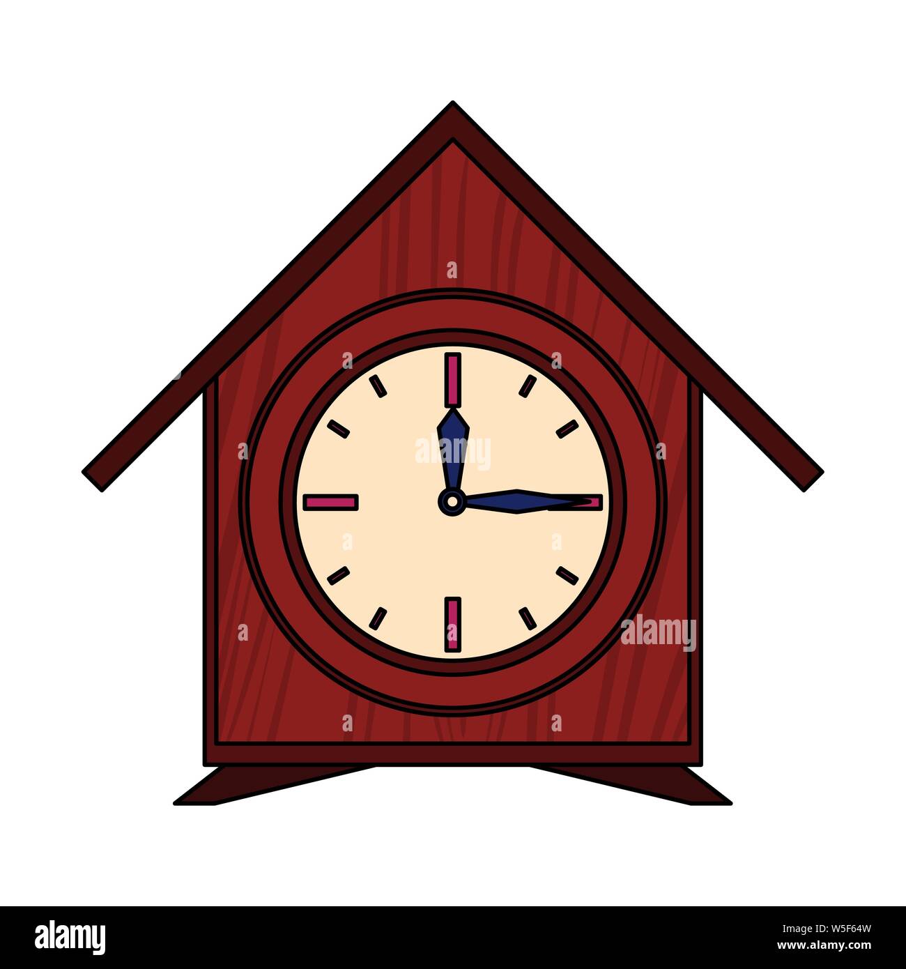 time clock watch alarm cartoon Stock Vector Image & Art - Alamy